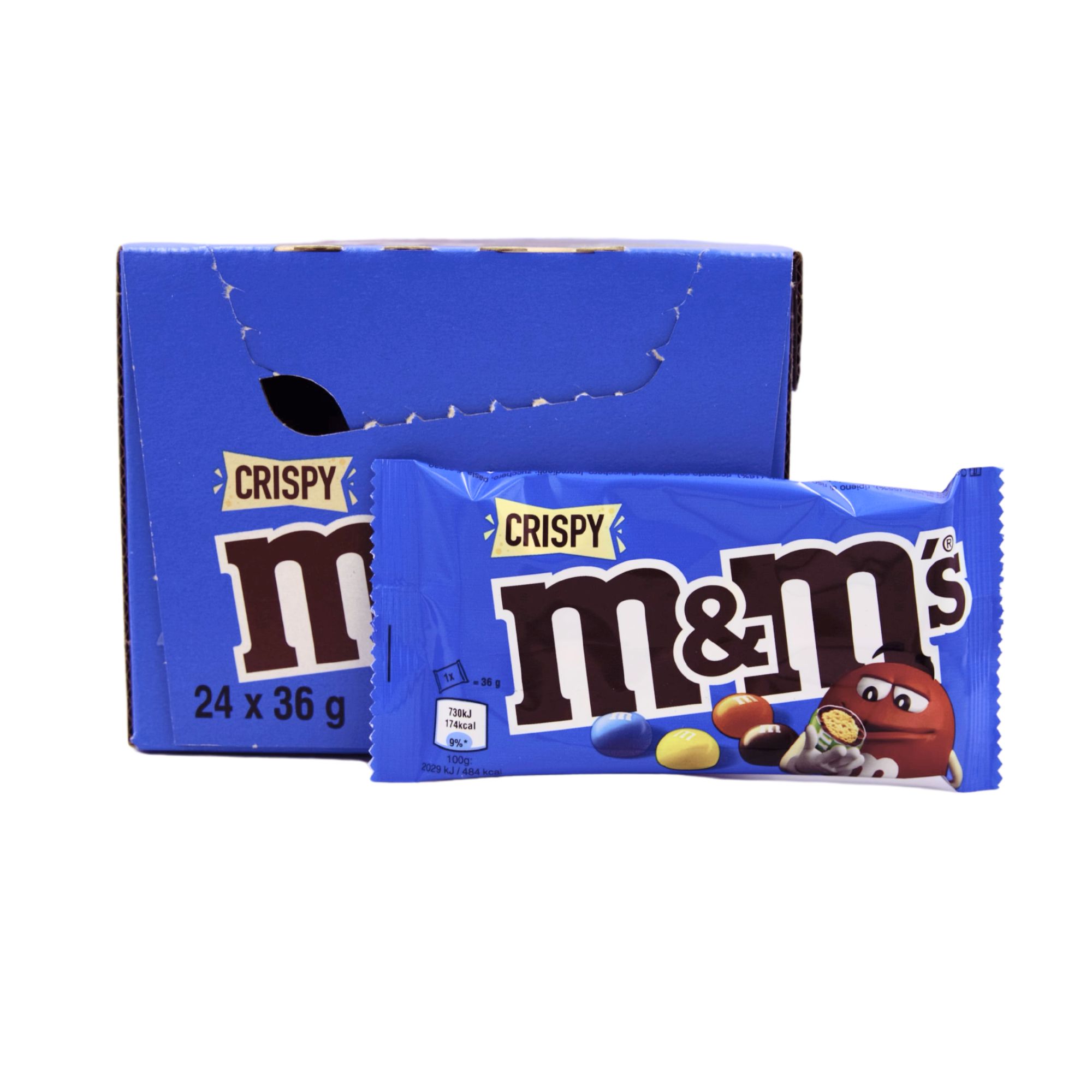 M&M's Crispy 24 x 36 gr - E&S Vending