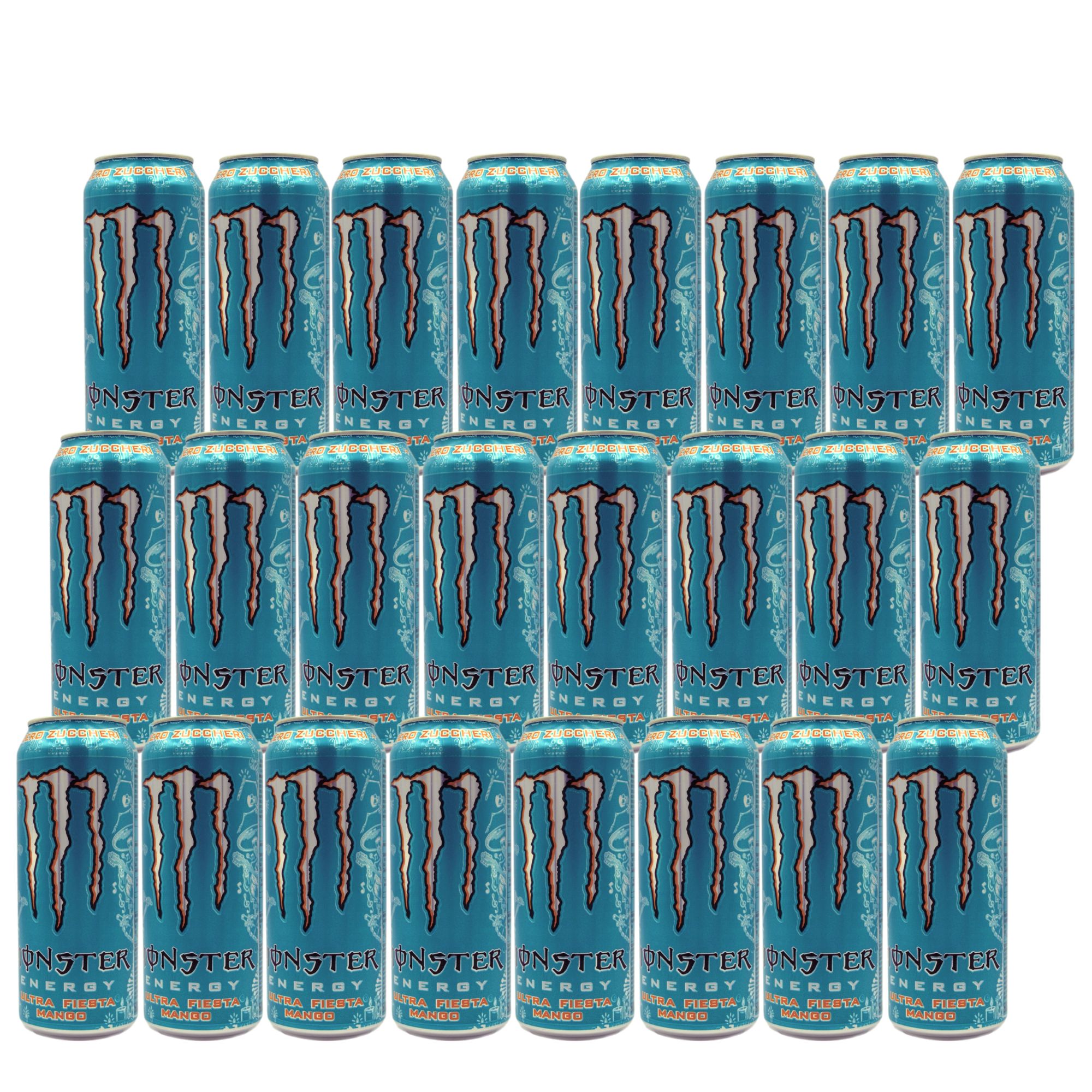 Monster Ultra Fiesta Mango, lattina 24 x 50 cl - E&S Vending