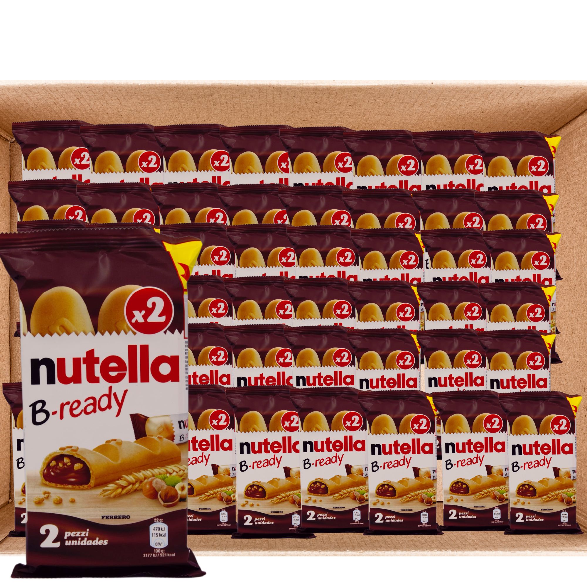 Nutella B-ready Ferrero 48 x 44 gr - E&S Vending