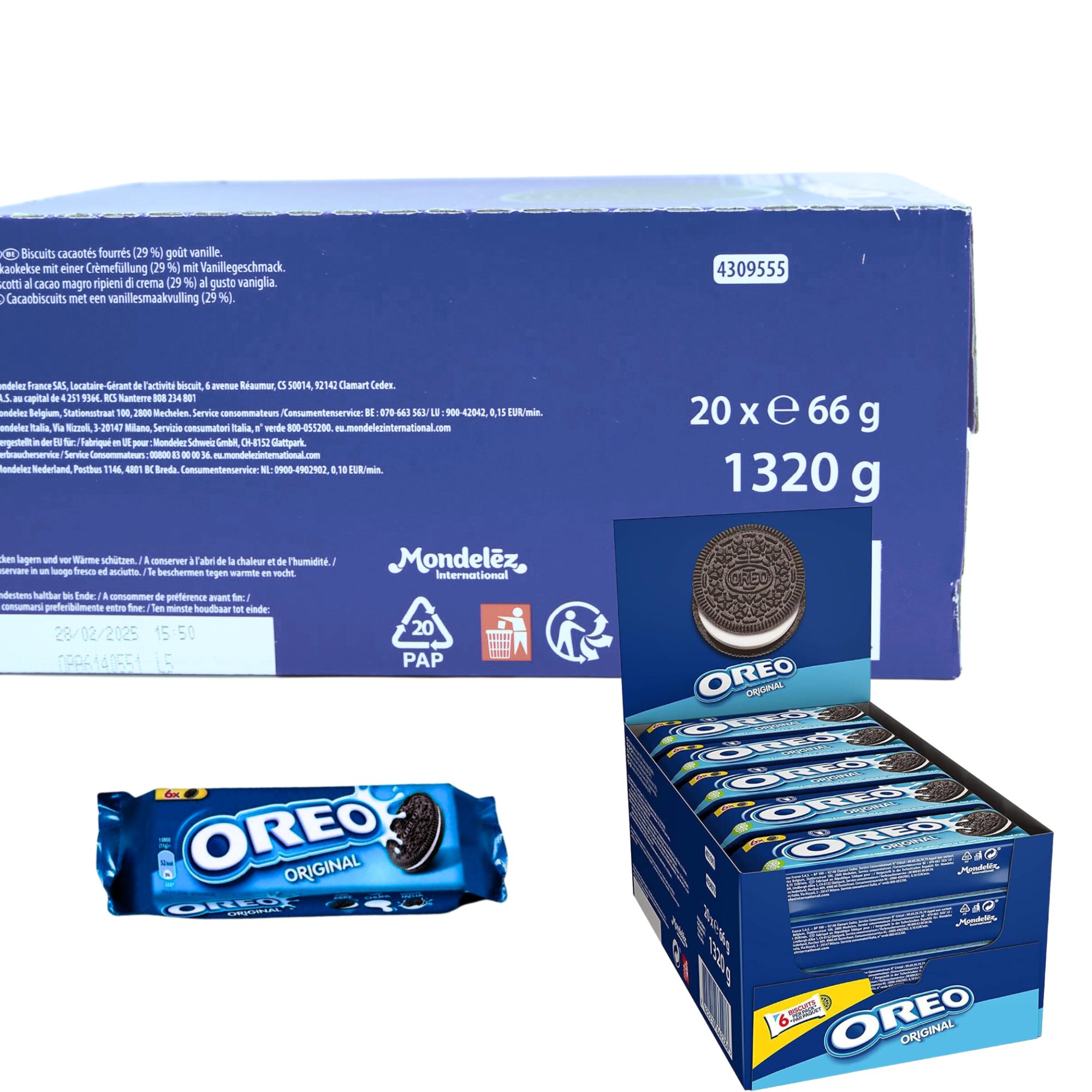 Oreo Original 20 x 66 gr - E&S Vending
