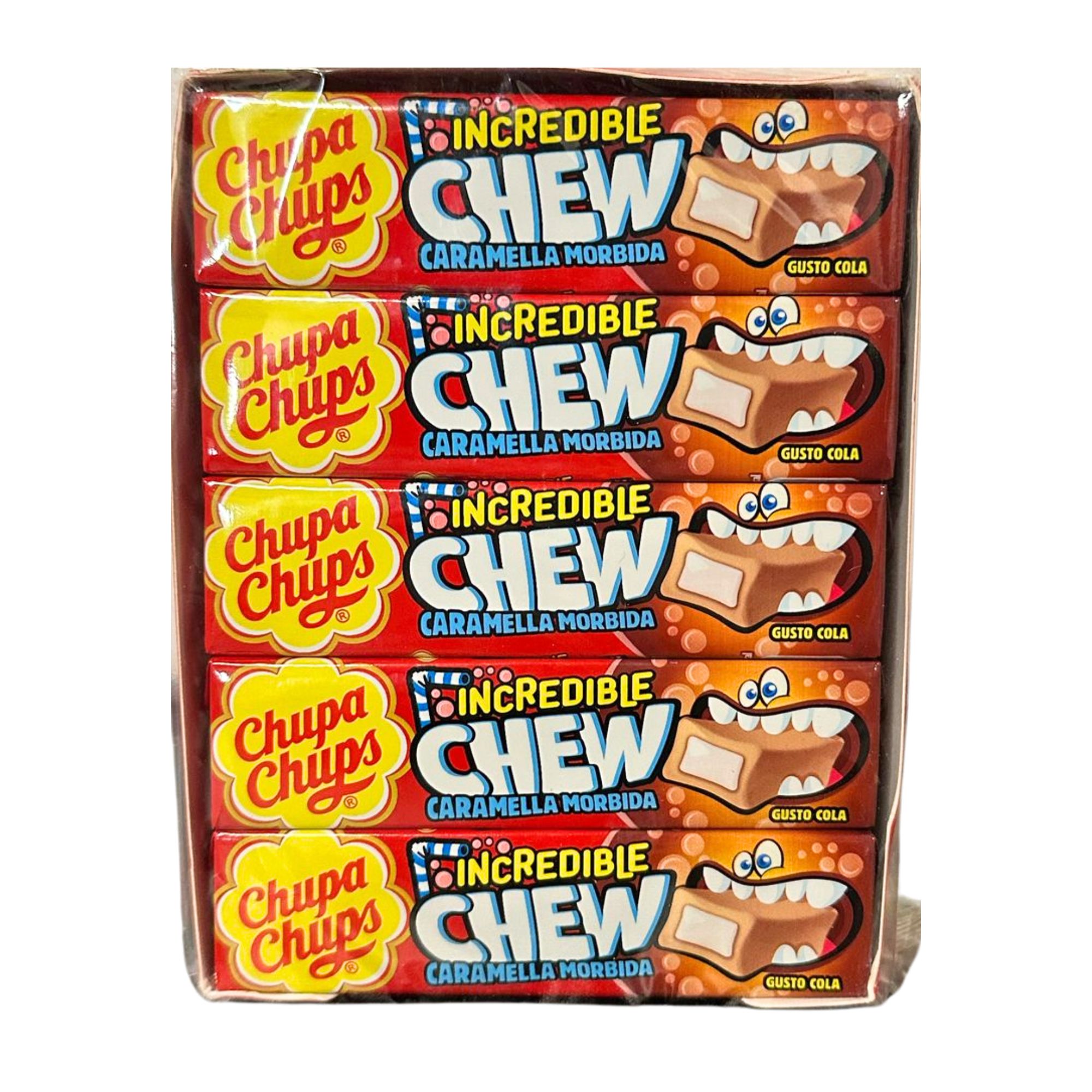 Incredible Chew cola, confezione da 20 - E&S Vending