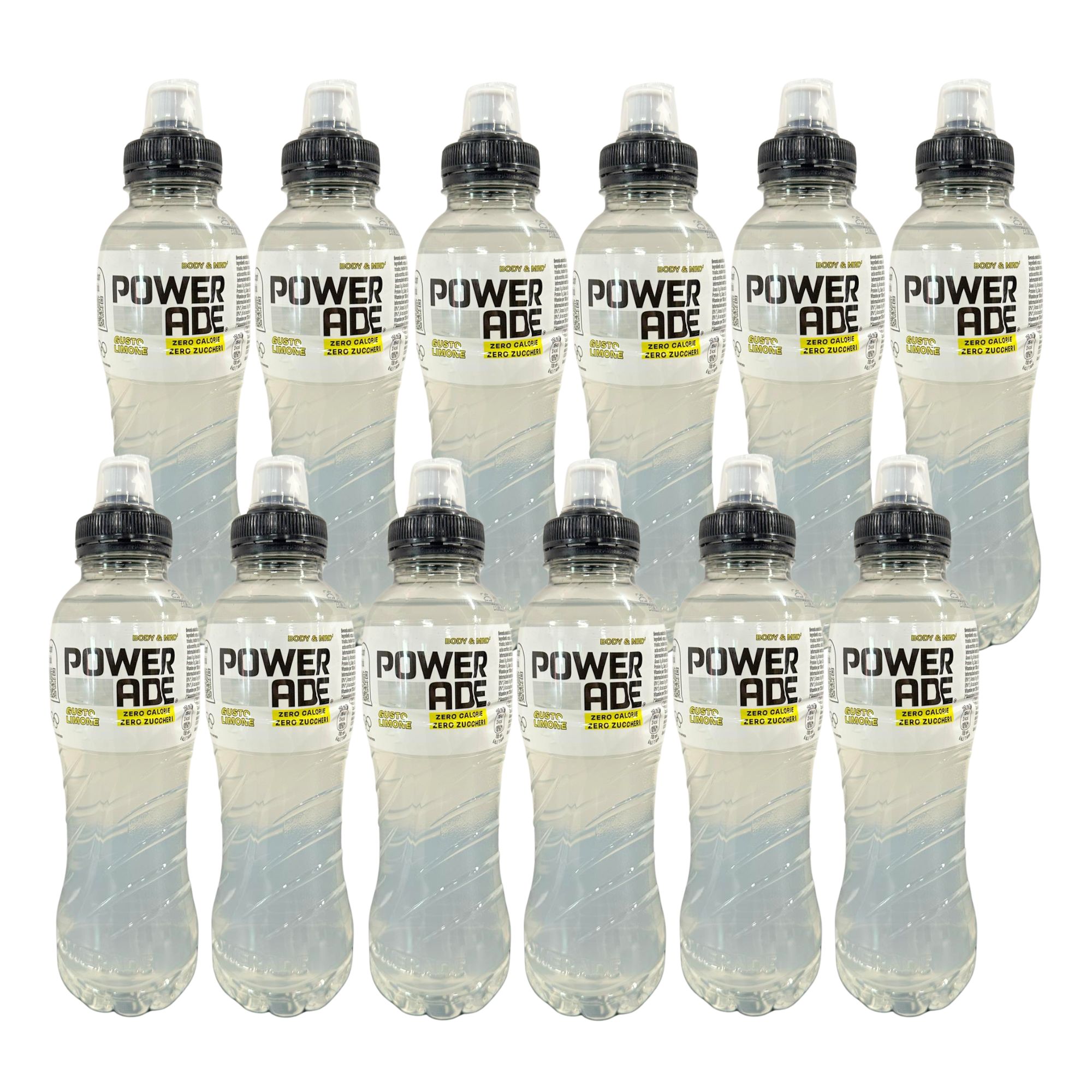 Powerade Active Zero Lemon, pet 12 x 500 ml - E&S Vending
