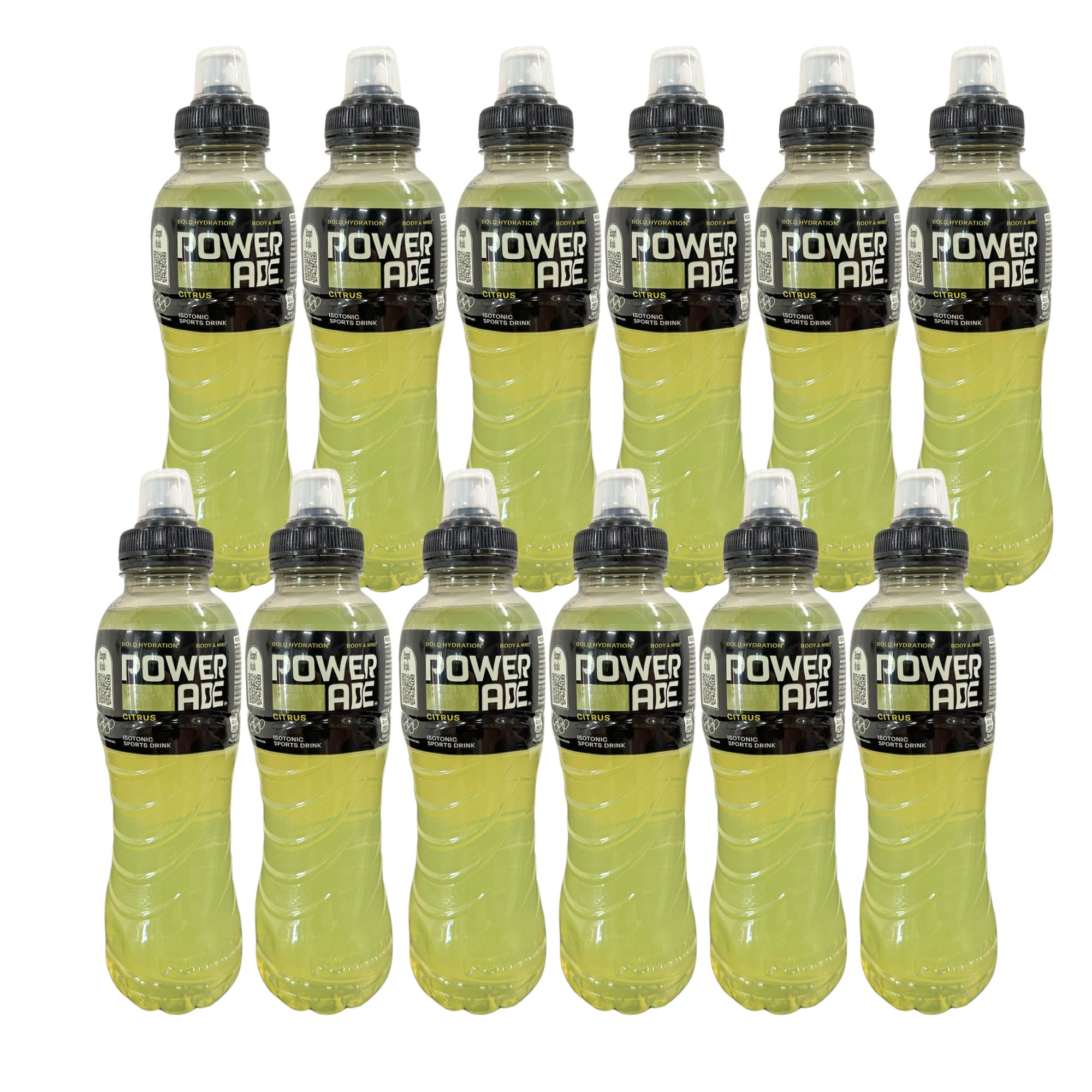 Powerade Citrus, pet, 12 x 500 ml - E&S Vending