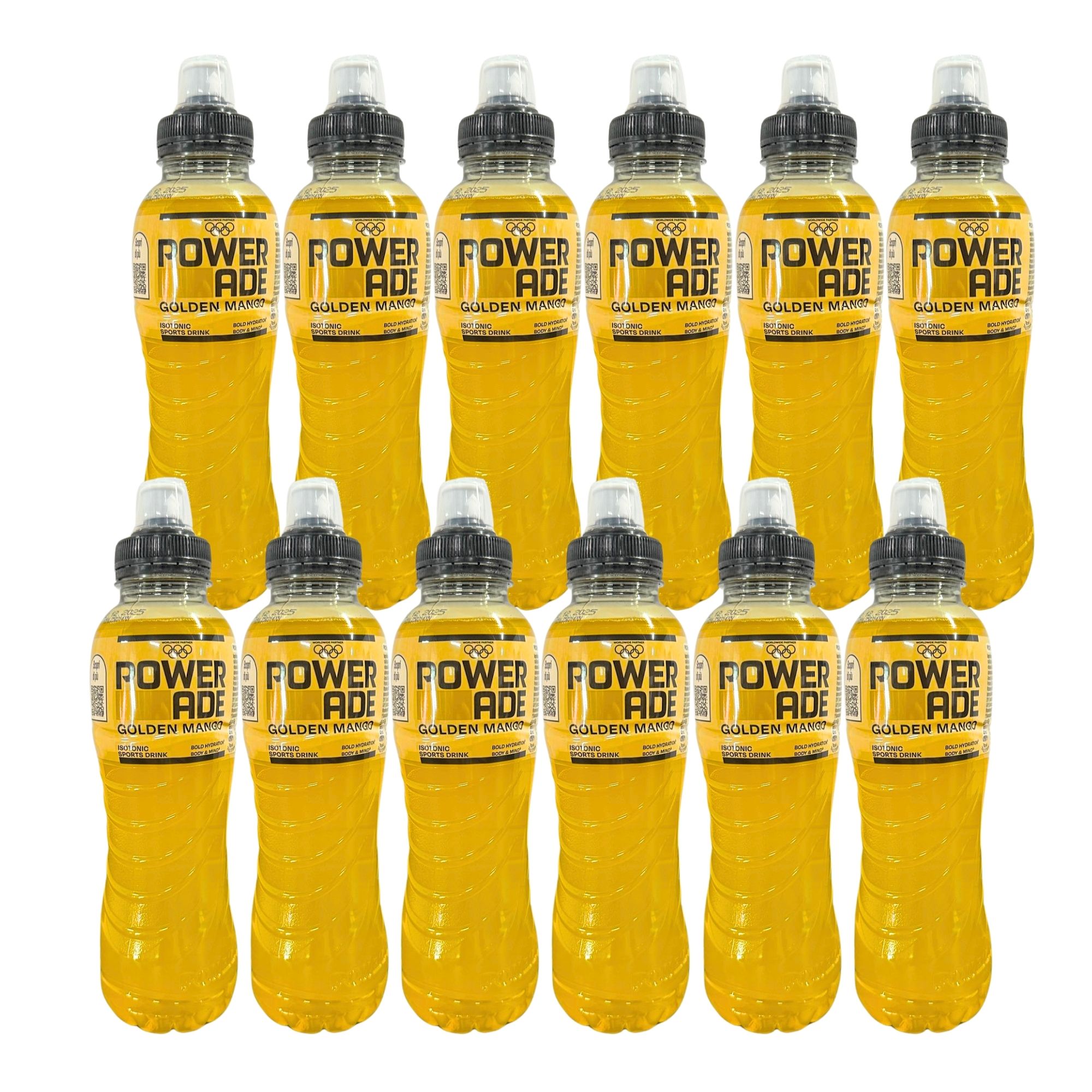 Powerade Golden Mango, pet 12 x 500 ml - E&S Vending